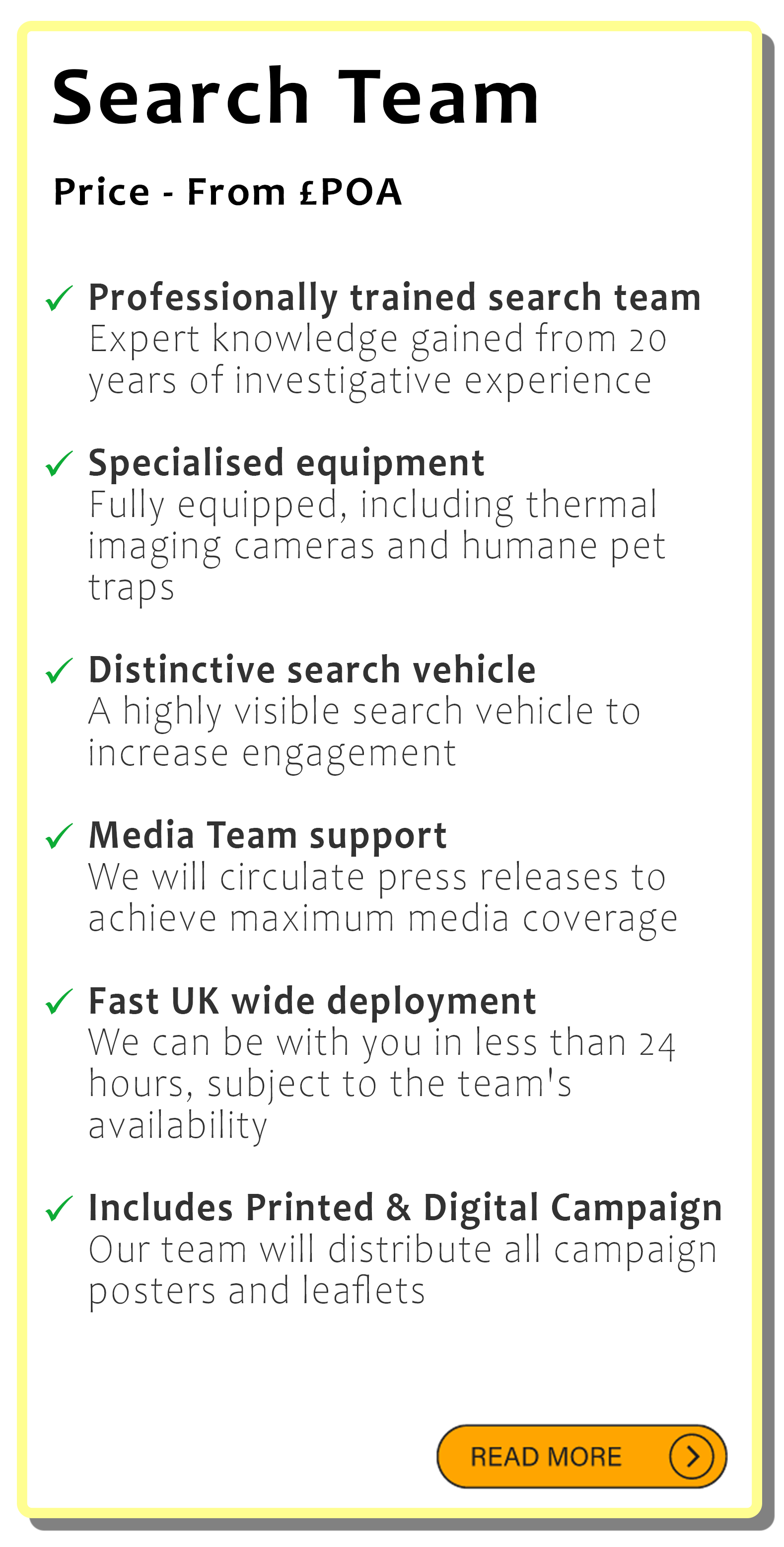 Animal Search | The UKs largest missing pet organisation